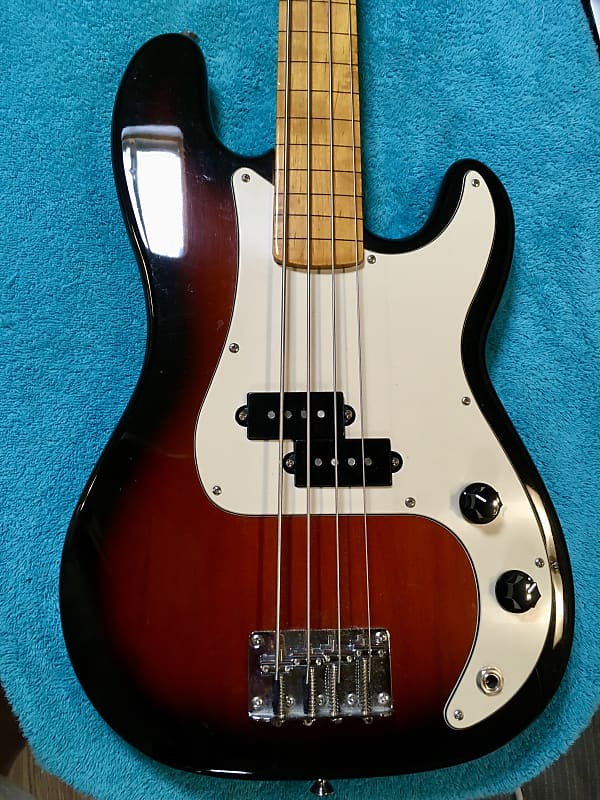 SX Fretless Short-Scale P Bass w/Duncan 1/4 pounder | Reverb