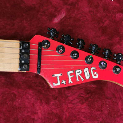 J. Frog Skull & Bones George Lynch Prototype #1 from 1985 | Reverb