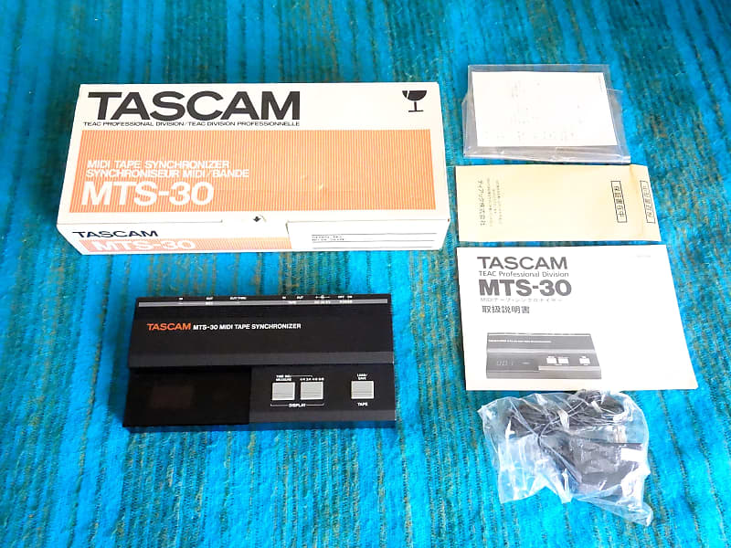 Tascam MTS-30 Midi Tape Synchronizer w/ Box, Paoers, AC | Reverb