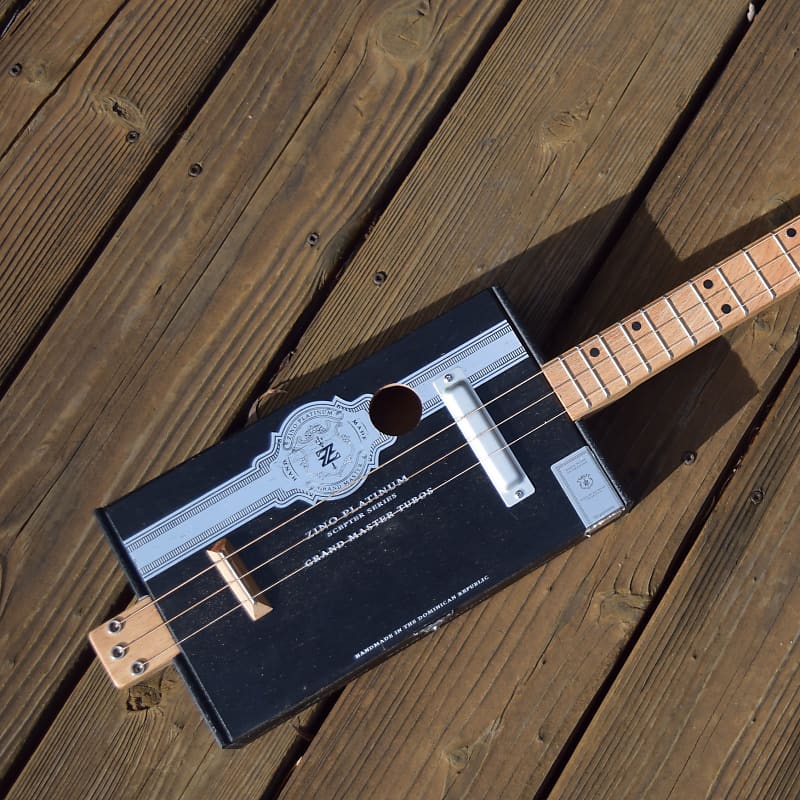 Cigar box guitar, 3 string electric guitar, cbg | Reverb