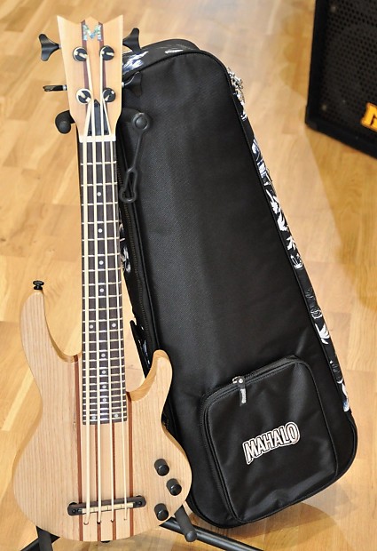 Mahalo MEB1-NA Ukulele Bass Guitar MEB1 Natural Finish Travel | Reverb