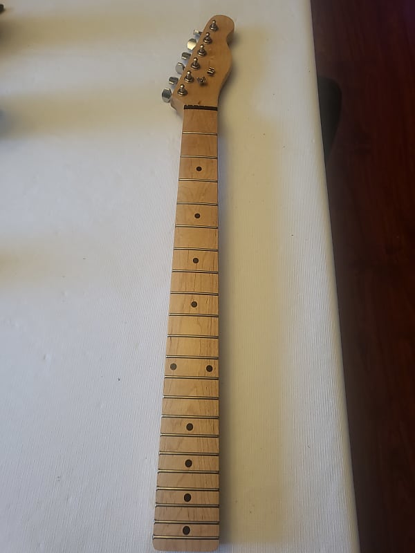 Tele Style Maple Neck Replacement 21 Fret - Natural | Reverb