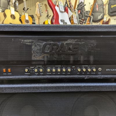 2001 Crate Blue Voodoo BV-120H All Tube 100 Watt Guitar Amp & | Reverb