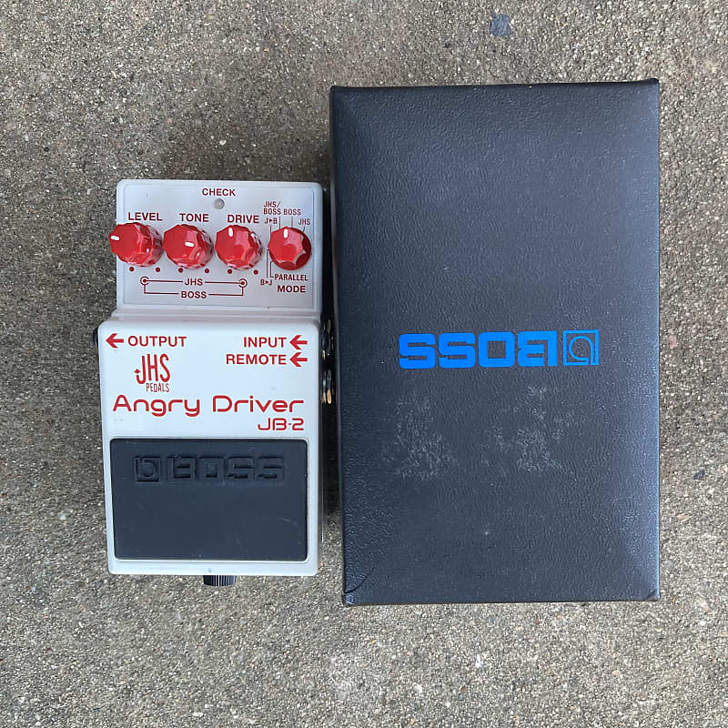 Boss JB-2 JHS Angry Driver dual electric guitar effects, | Reverb