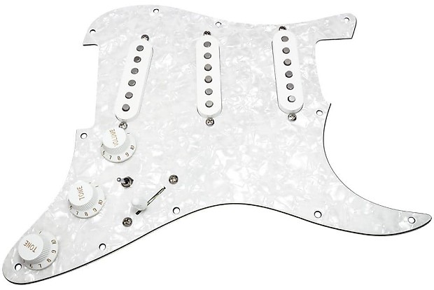 Loaded Strat Pickguard, Fender Fat 50s, 7-way, | Reverb Australia
