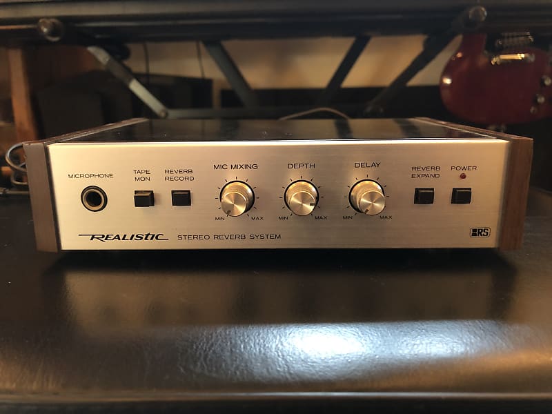 Vintage Realistic Stereo Reverb System Silver / Black | Reverb