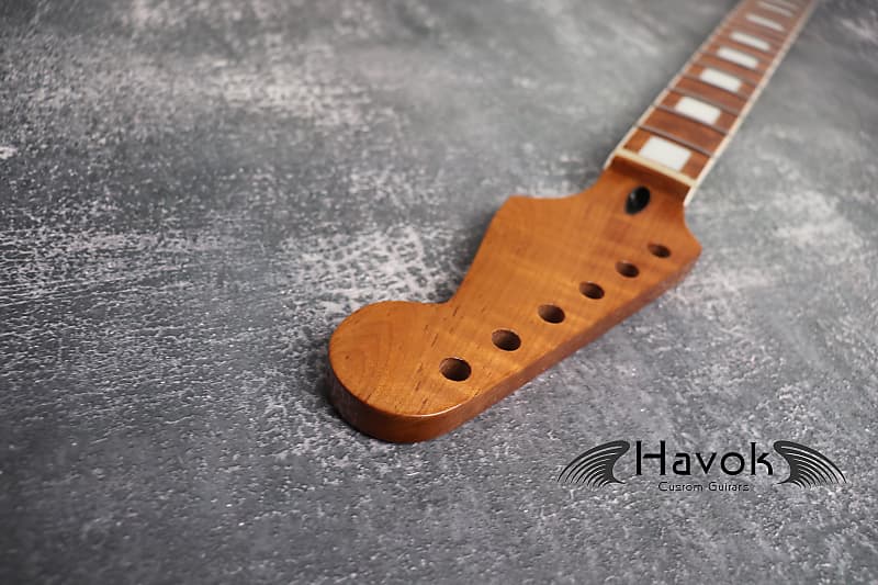 B Stock Flame Maple Gloss Binding Neck Stainless Steel Jescar | Reverb