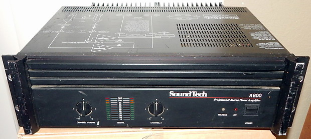 Soundtech A600 professional power amplifier | Reverb