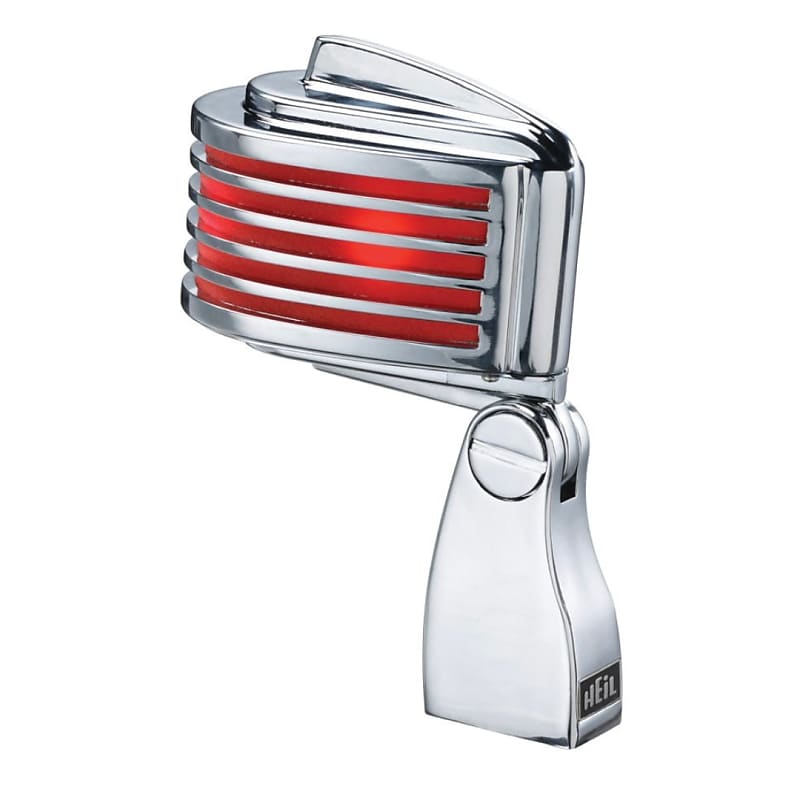 Heil Sound The Fin Microphone-Chrome / Red LED *USA Small | Reverb