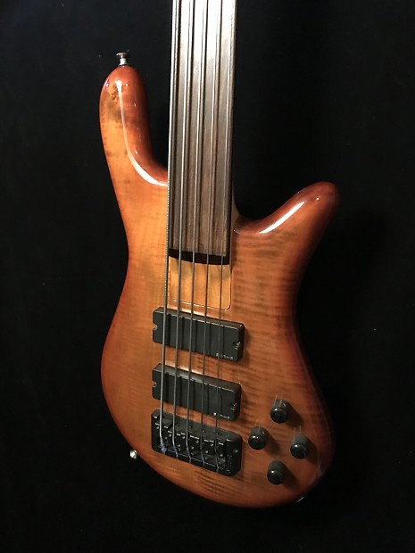 Spector Euro 5-string fretless Amber burst | Reverb