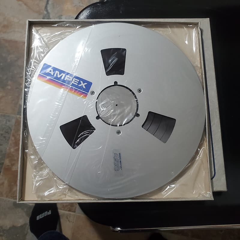 Ampex 14 Inch Ampex 456 Tape Reels 70's Silver | Reverb