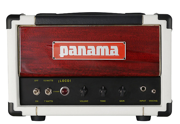 Panama Loco 15 Watt Tube Guitar Amplifier Head - white / | Reverb