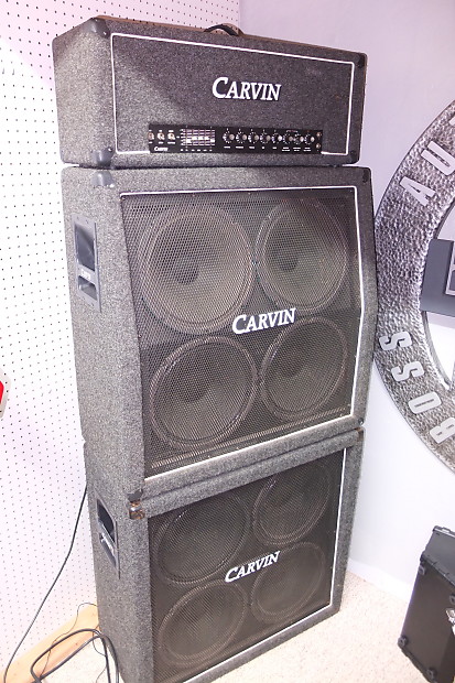 Carvin X100b 1989 Full Stack | Reverb