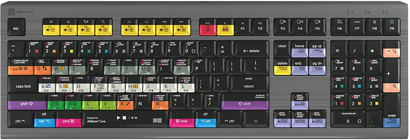 Logickeyboard ASTRA2 Backlit Keyboard for Ableton Live - Mac | Reverb