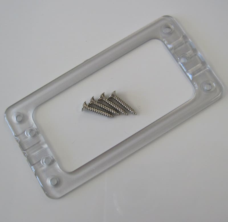 Gretsch Silver Electromatic Pickup Ring Bezel with Mounting | Reverb