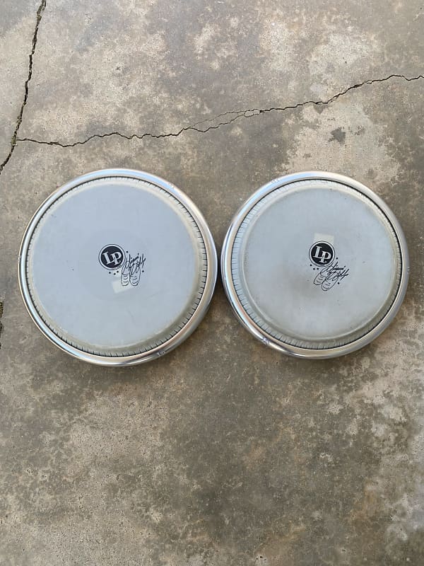 Used LP Compact Congas (Pair w/Backpack Bag & Mounting HW) | Reverb