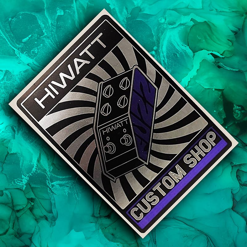 HIWATT CUSTOM SHOP AMPLIFIERS STICKER INSANELY RARE LIMITED | Reverb