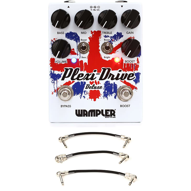 Wampler Plexi-Drive Deluxe Overdrive Pedal with 3 Patch | Reverb