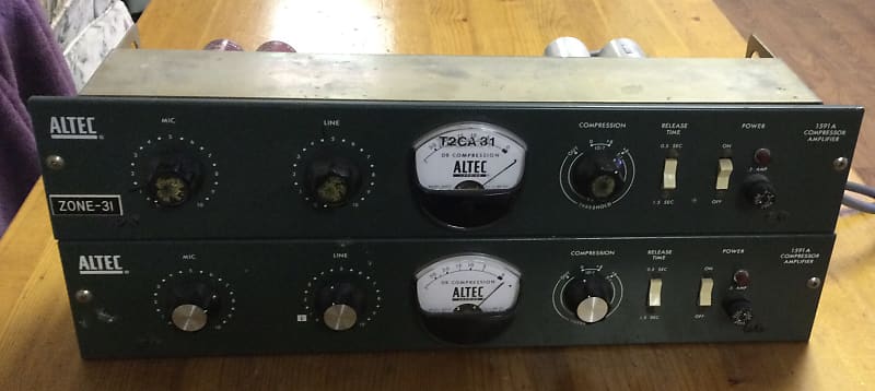 Altec 1591A Preamp Compressor 1960s - Green | Reverb Canada