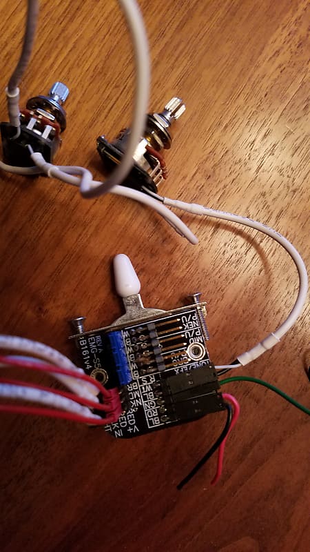 EMG active 5 wiring harness with 5 way switch, volume and | Reverb