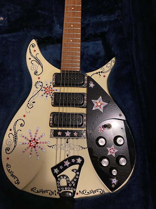 Rickenbacker 320 Custom 1986 White/Custom design | Reverb
