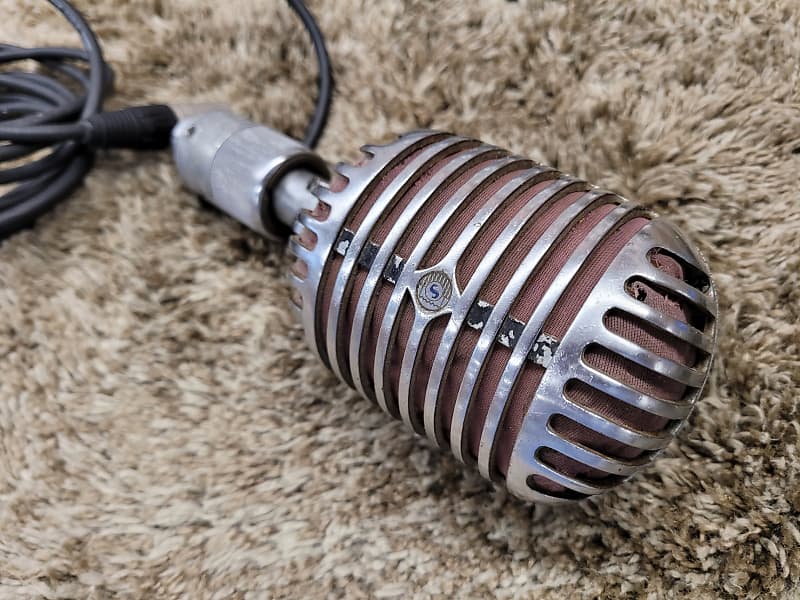 Shure 556 Unidyne "Elvis" Mic 1940-50s Chrome | Reverb España