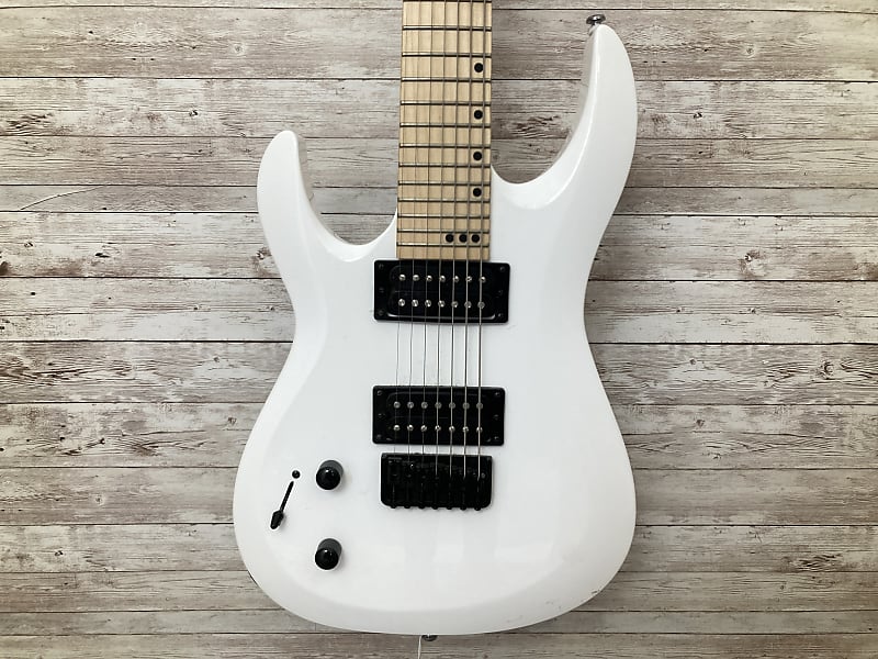 Used HARLEY BENTON 7 STRING LH Electric Guitar White 7-String | Reverb
