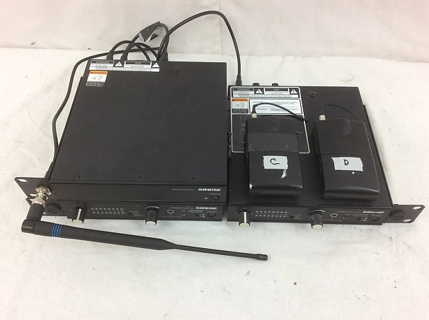 Shure PSM 600 wireless in ear monitor system with 2 packs and | Reverb