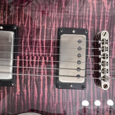 Dean Cadillac 1980 Flame Maple Trans Purple Burst | Reverb