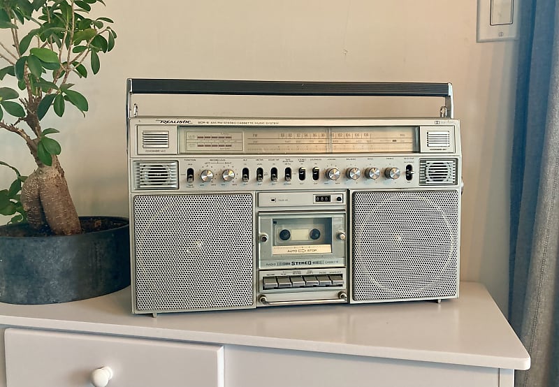 Realistic SCR-6 (1981-82) Boombox~ Fully Functional | Reverb