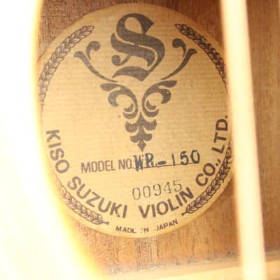 Kiso Suzuki WR-150 Acoustic Guitar 1970s MADE IN JAPAN *RARE* | Reverb