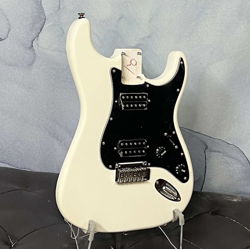 Squier FSR Loaded HH Stratocaster Body Olympic White | Reverb