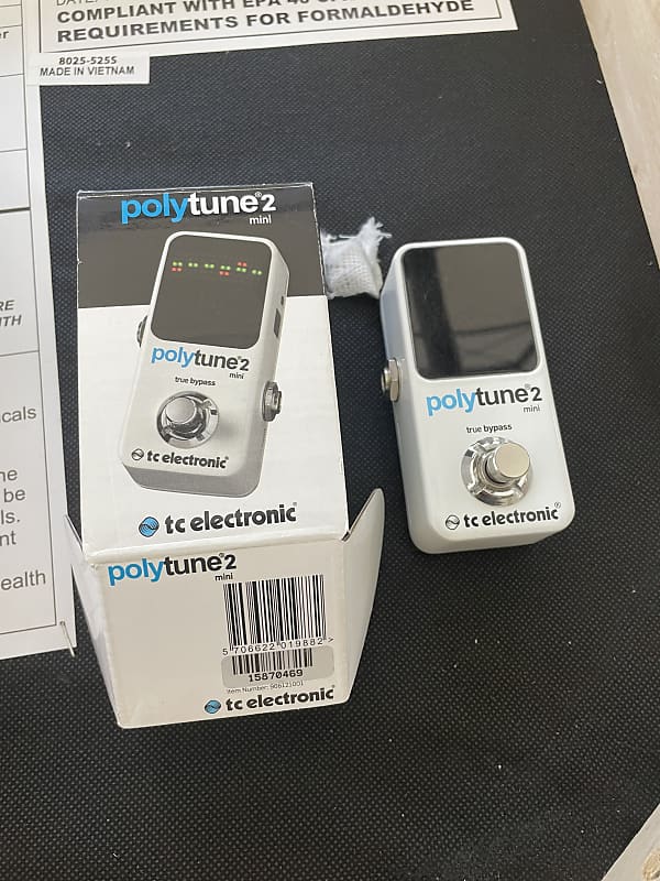 TC Electronic PolyTune 2 Mini Tuning Pedal 2010s - White | Reverb