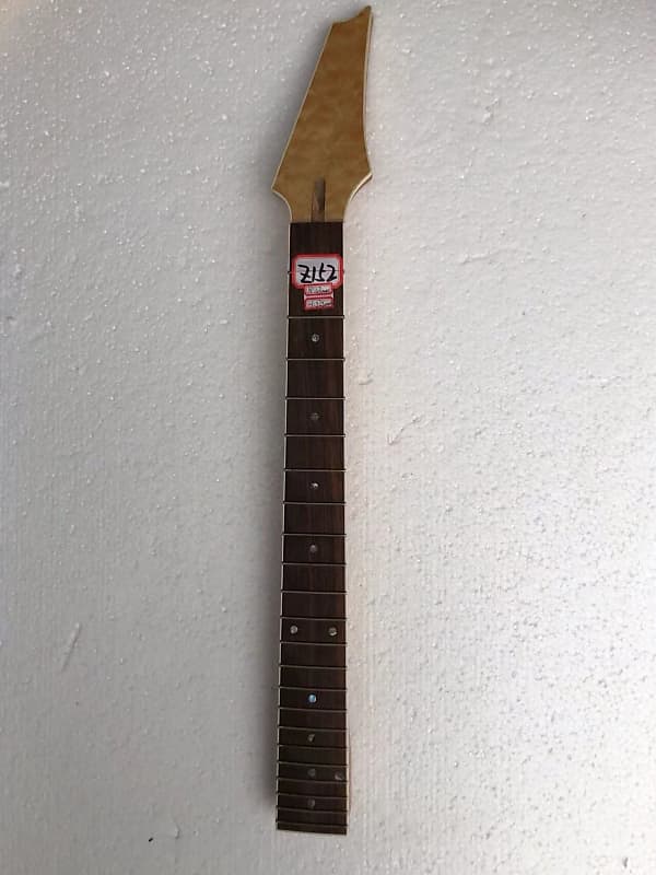 24 Frets Guitar Maple Wood Neck with Rosewood Fingerboard, | Reverb