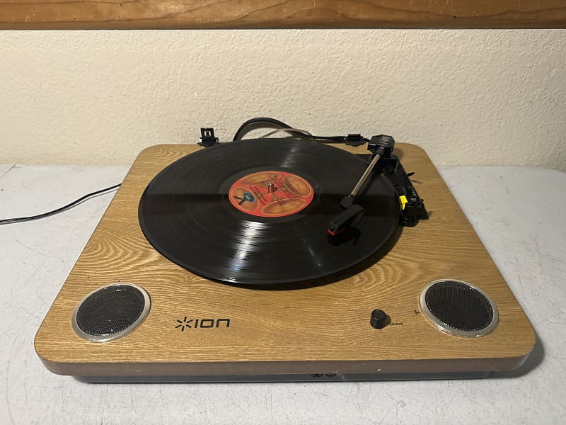 ION Audio Max LP Three Speed Turntable Record Player Built In | Reverb