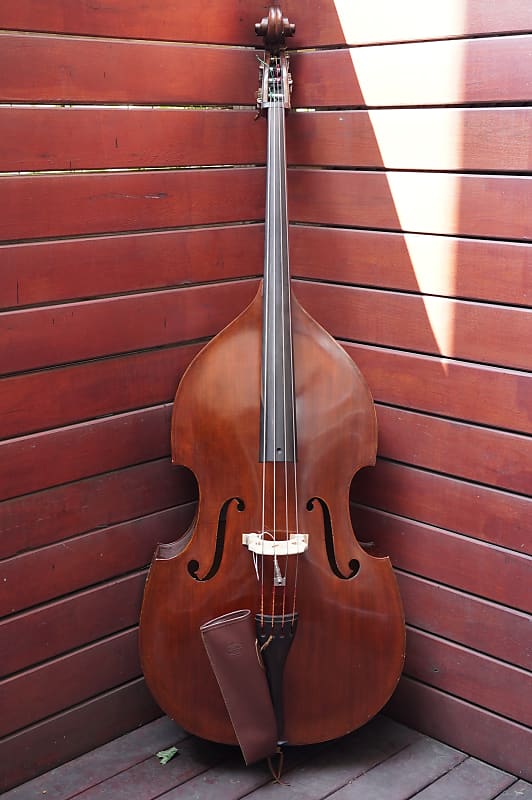 Celestini 3/4 Upright Bass with Fishman Full Circle Pickup | Reverb
