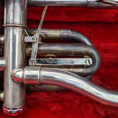 Getzen Capri Shepherd's Crook Cornet - Silver | Reverb
