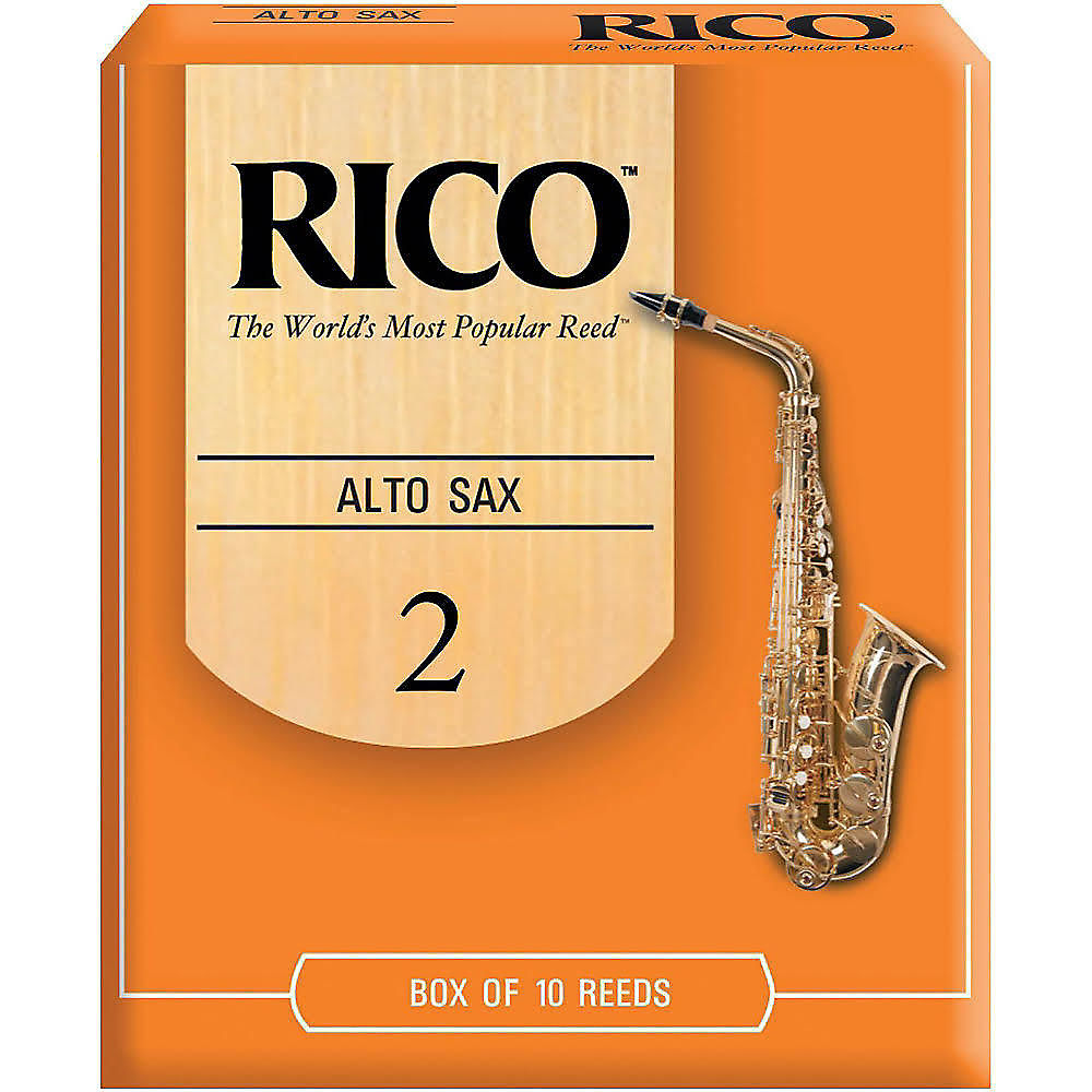Rico RJA1020 Alto Saxophone Reeds - Strength 2.0 (10-Pack) | Reverb