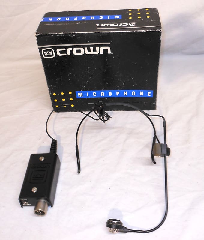 Crown CM311 Headset Microphone w/XLR * w/STEWART 48V Power | Reverb