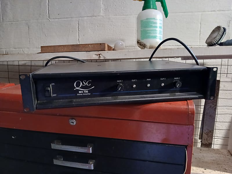 QSC Mx700 Mid 80s - Black | Reverb