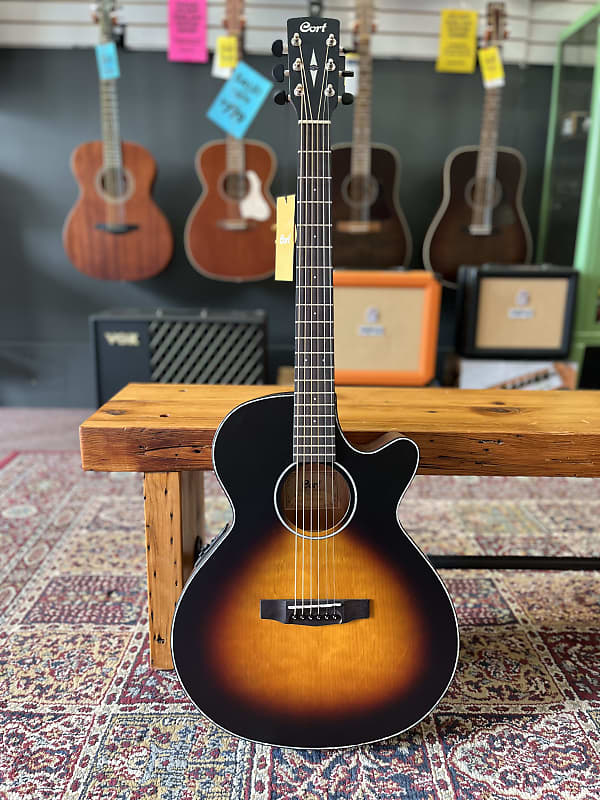Cort 3 Tone Satin Sunburst Acoustic Guitar | Reverb Canada