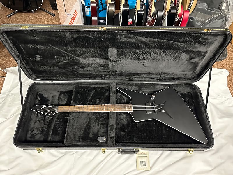 Dean Zero Select Fluence Black Satin Electric Guitar w/ Case | Reverb