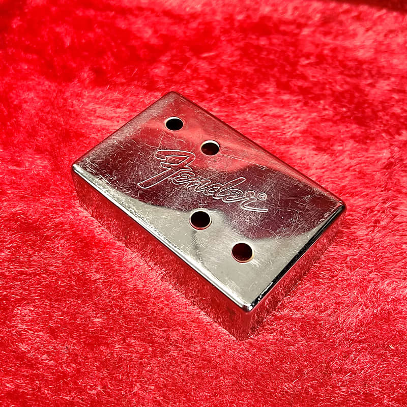 Fender Telecaster bass pickup cover 1972 Chrome Seth lover | Reverb