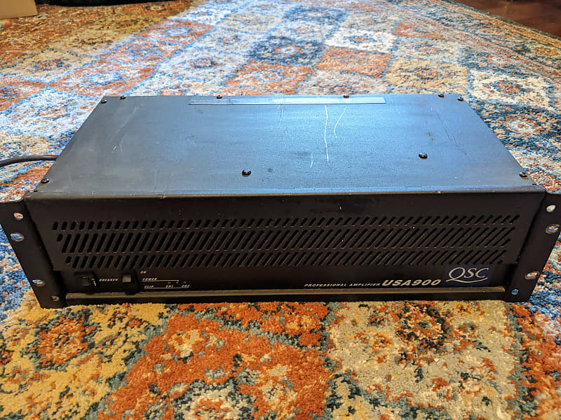 QSC USA900 Stereo Power Amplifier | Reverb