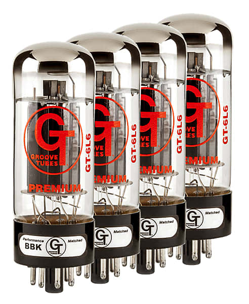 Groove Tubes Gold Series GT-6L6-S Matched Power Tubes Medium | Reverb