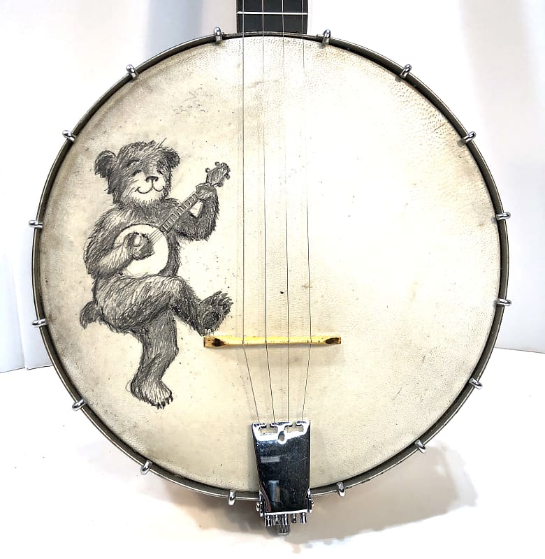 Stella vintage tenor banjo with painted head The Banjo | Reverb Canada
