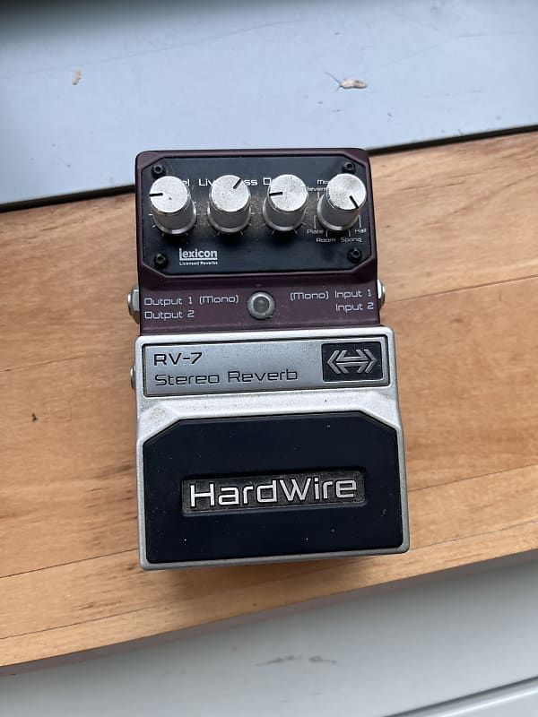 DigiTech Hardwire RV-7 Stereo Reverb 2010s - Purple | Reverb