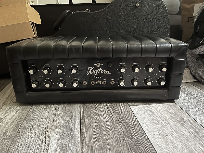 Kustom 200 K200B5 Vintage Amp Head Tuck and Roll 1970s | Reverb