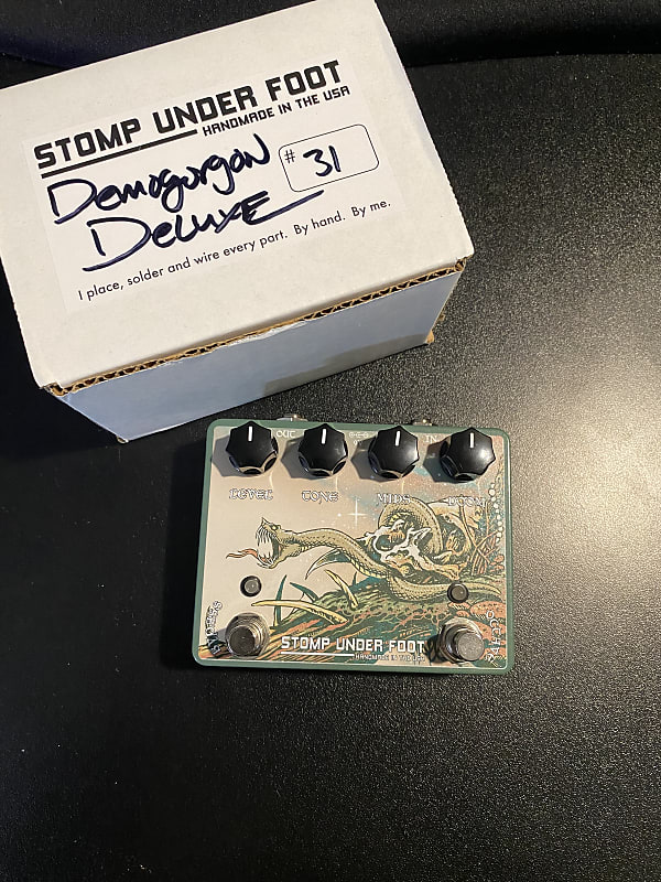 Stomp Under Foot Demogorgon Deluxe - Teal - #31 - Rare Find! | Reverb