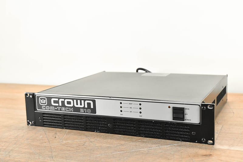 Crown Com-Tech 210 2-Channel Power Amplifier CG0054B | Reverb